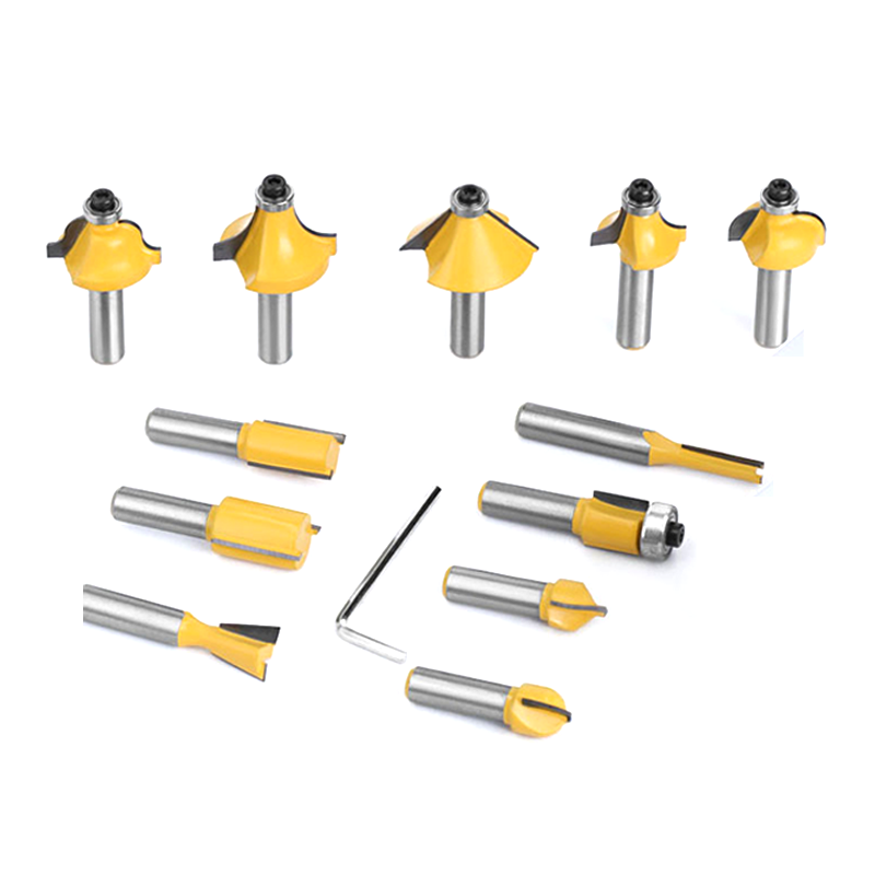 China Cheap 12PCS 6mm Shank Wood Router Bit Set with Wood Case Router ...